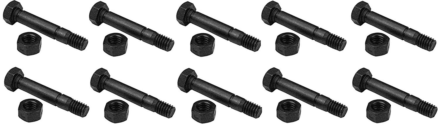 10 Shear Pins Bolts Nuts For 52100100 521001 St824e St1027le Ebay