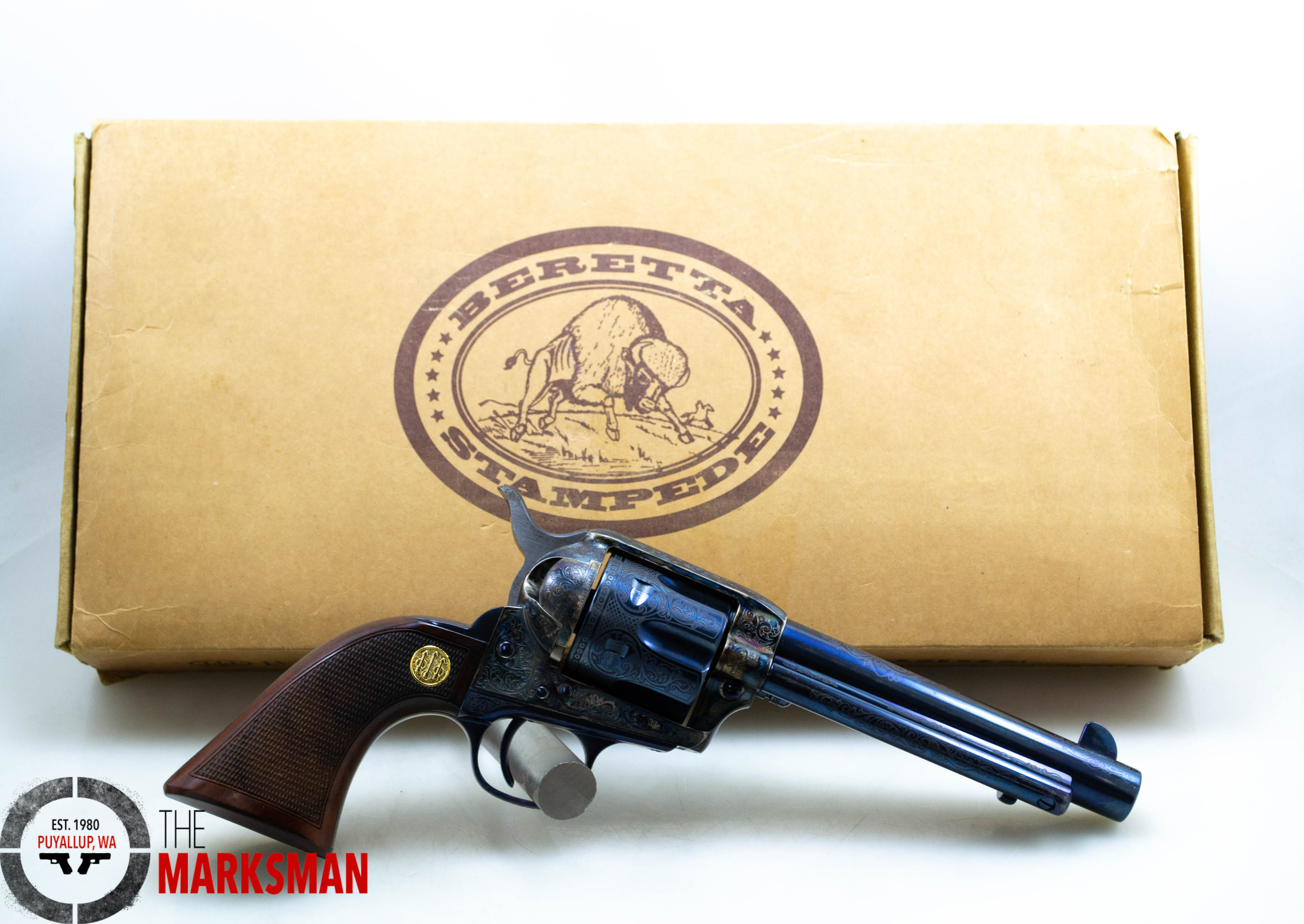 Beretta Philadelphia Centennial Stampede .45 Colt 5.5 Barrel Engraved ...