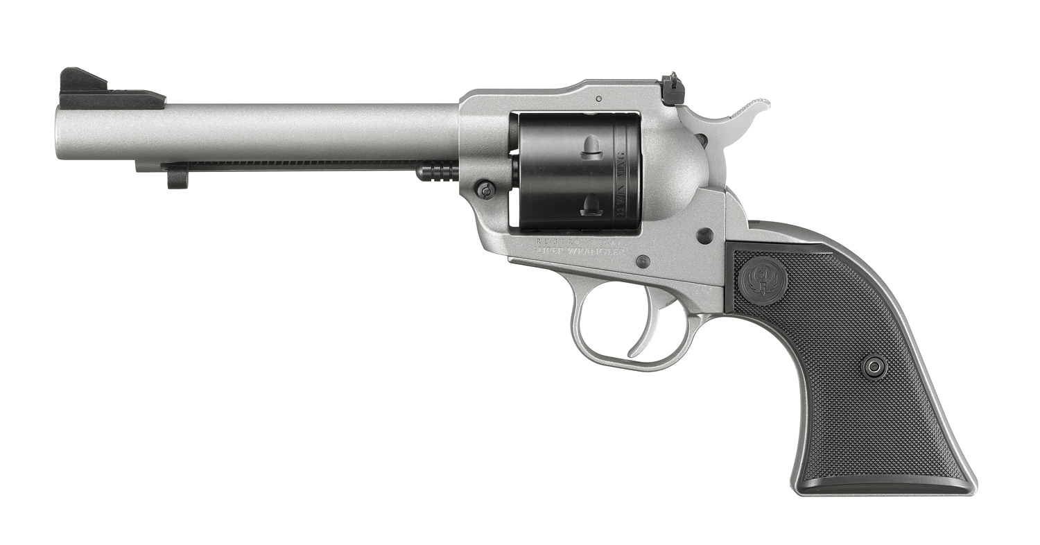 Ruger Super Wrangler, .22 lr/.22 Magnum, Silver Cerakote NEW 02033 ...