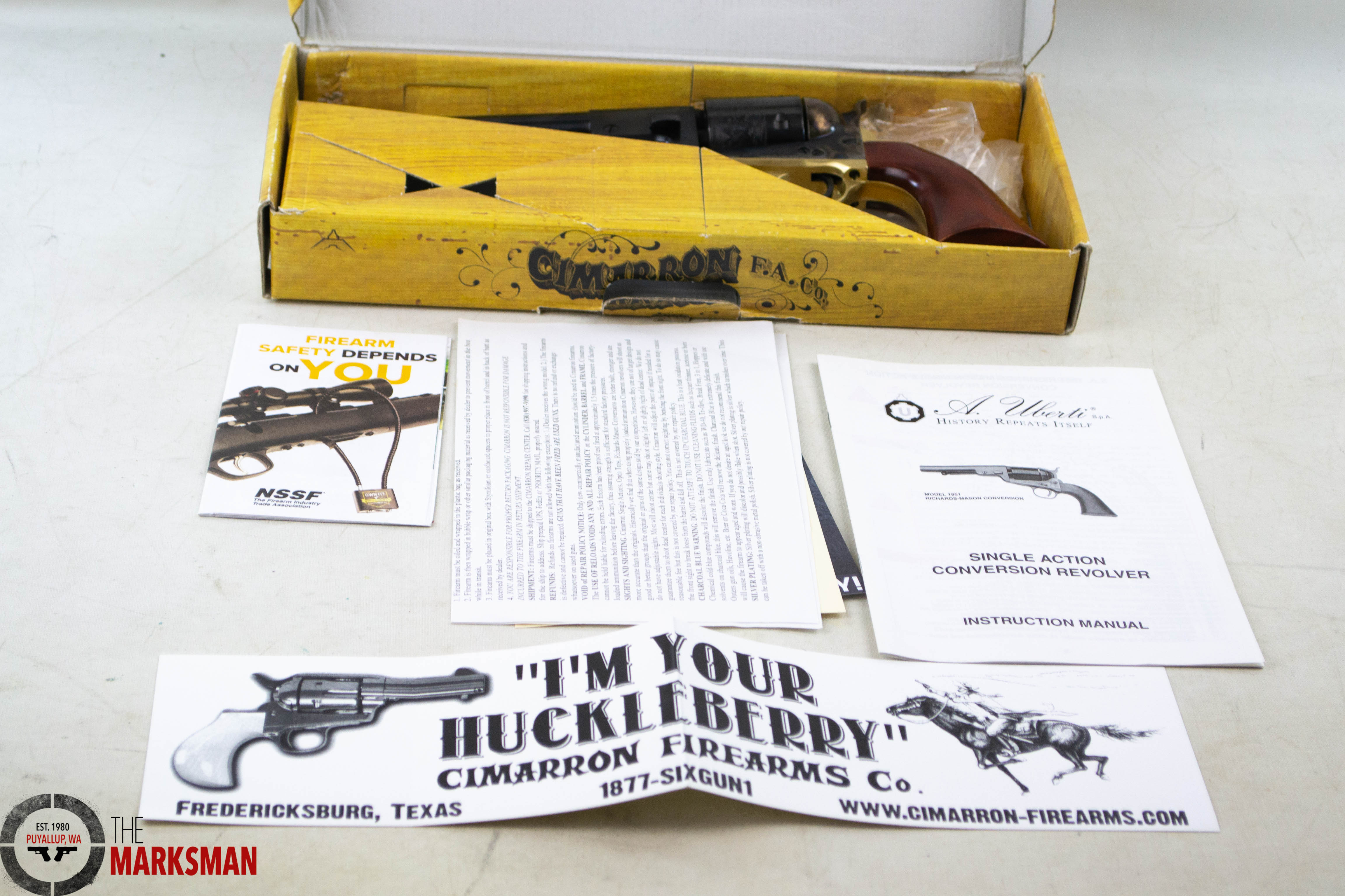 Cimarron Tuco Special 1860 Conversion, .45 Colt, 7.5" Barrel, Used ...