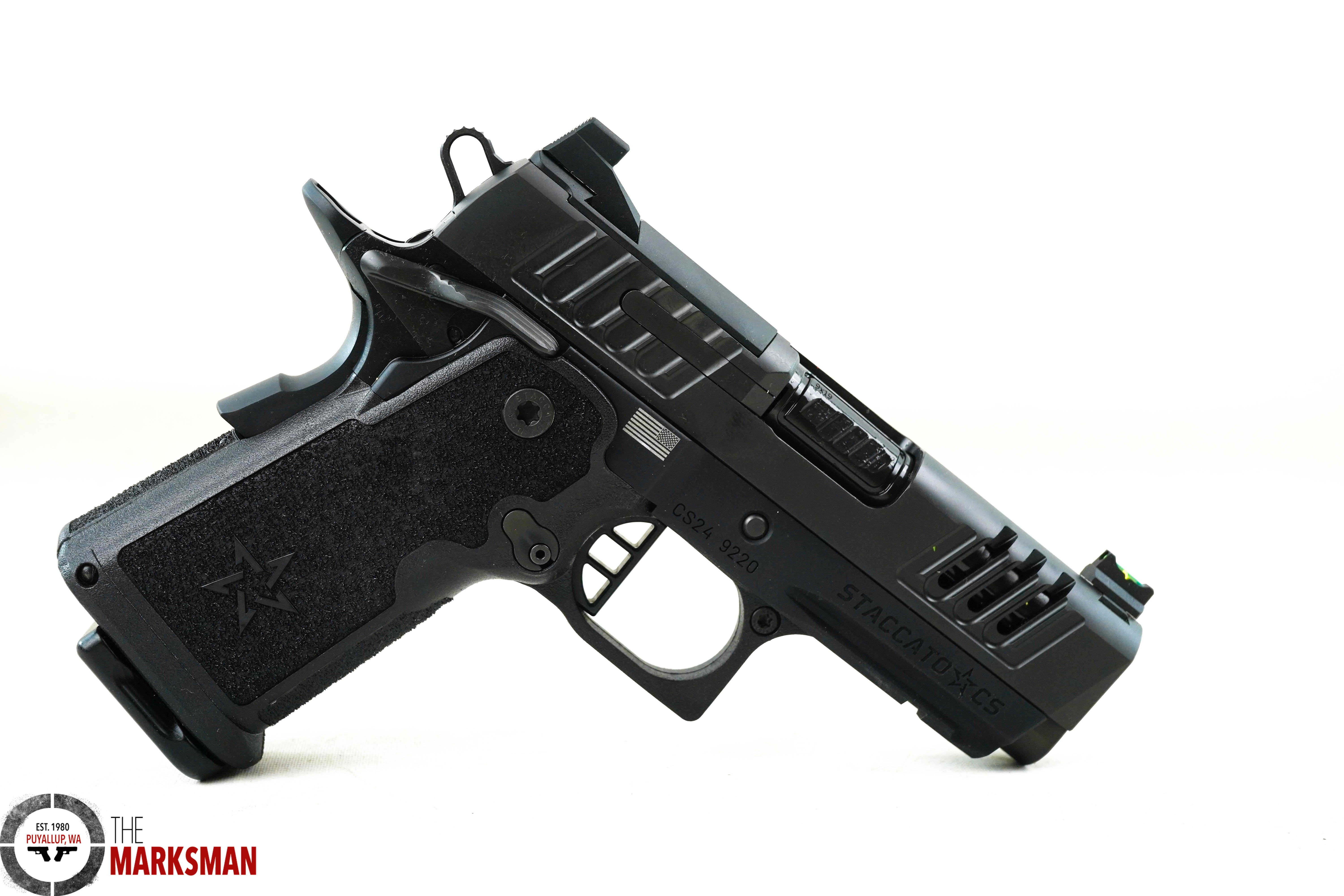 STI 2011 Staccato CS Optic Ready, 9mm, 10 Rd Mags, 3.5" DLC Barrel X ...