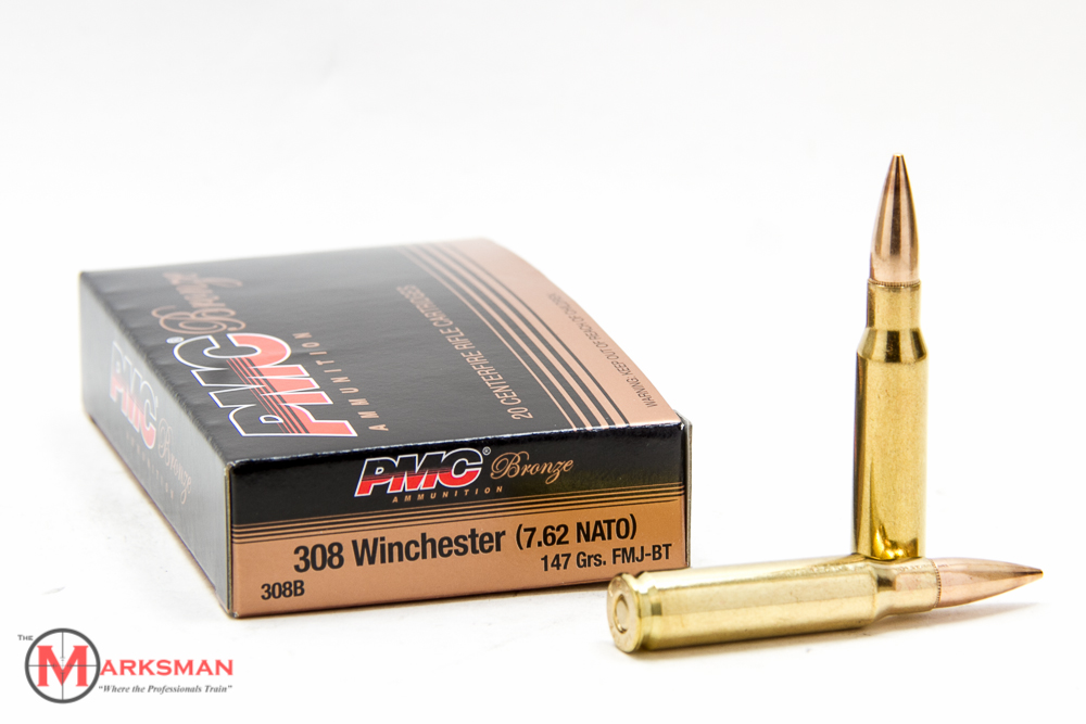 PMC .308 Winchester 147 gr. FMJ-BT NEW 20 RD Box 308B - Rifle ...