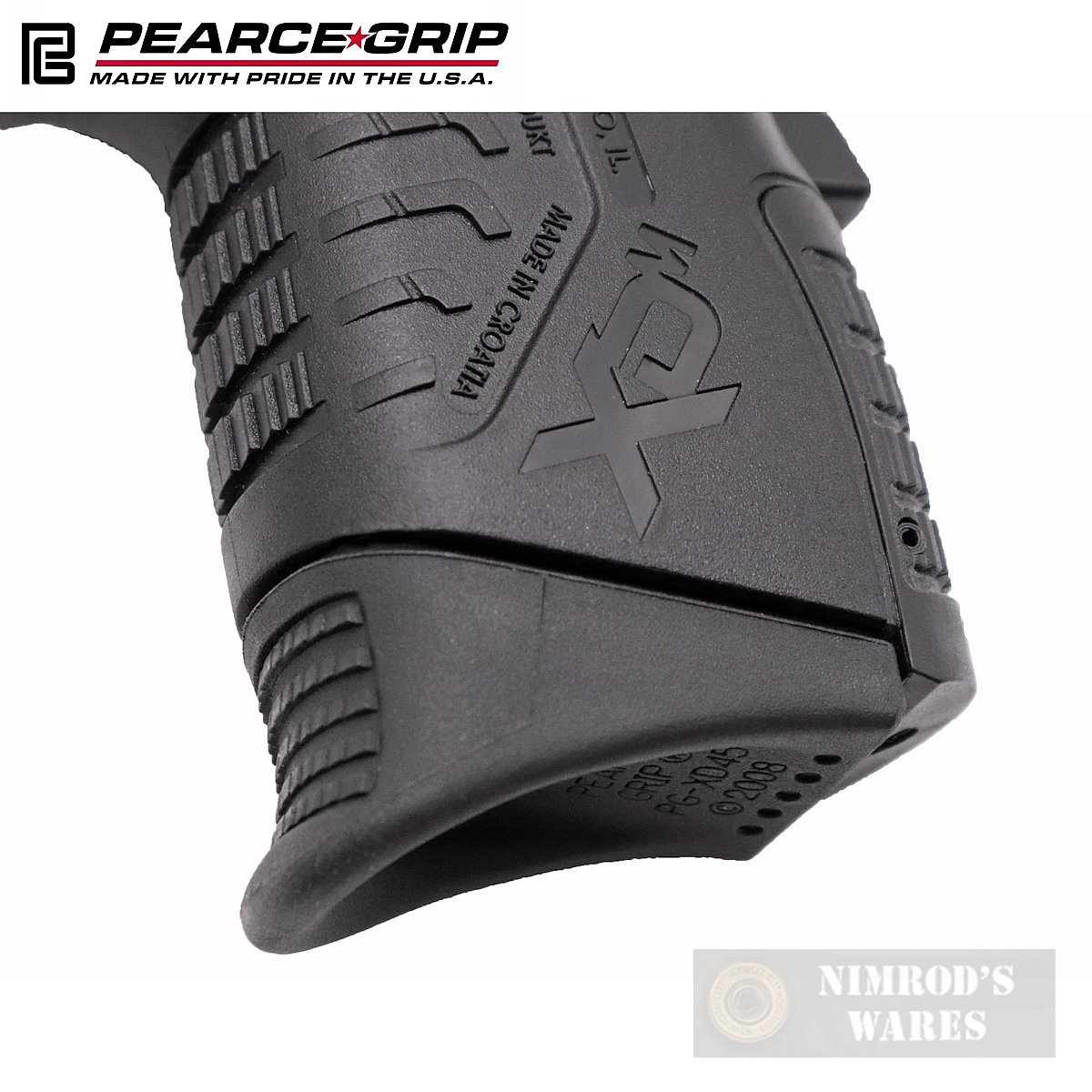 Pearce Grip Springfield XDME 10mm 45ACP GRIP EXTENSION PG-E1045 - Other ...