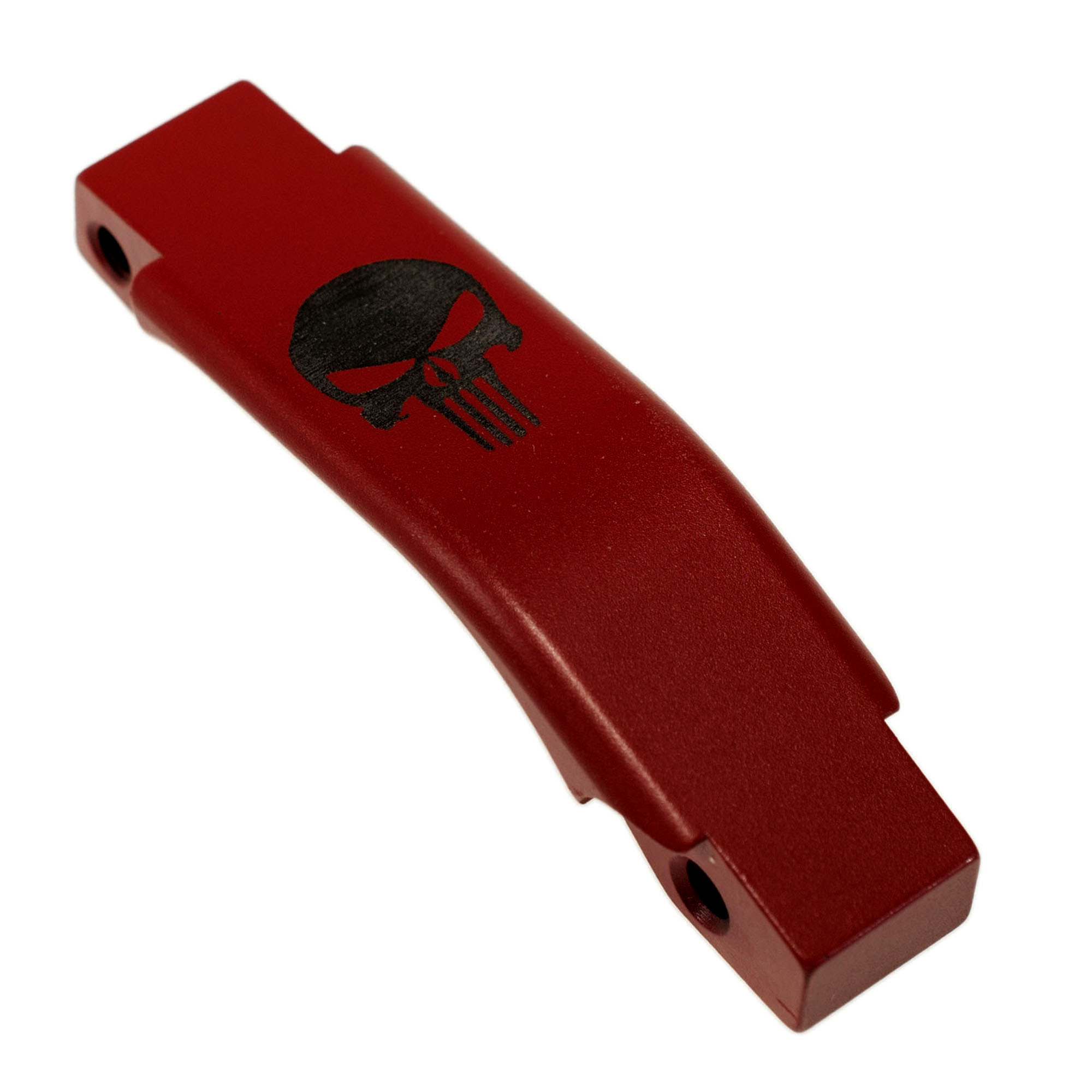Enhanced Trigger Guard-Punisher Skull-Cerakote Red - Other AR15 ...