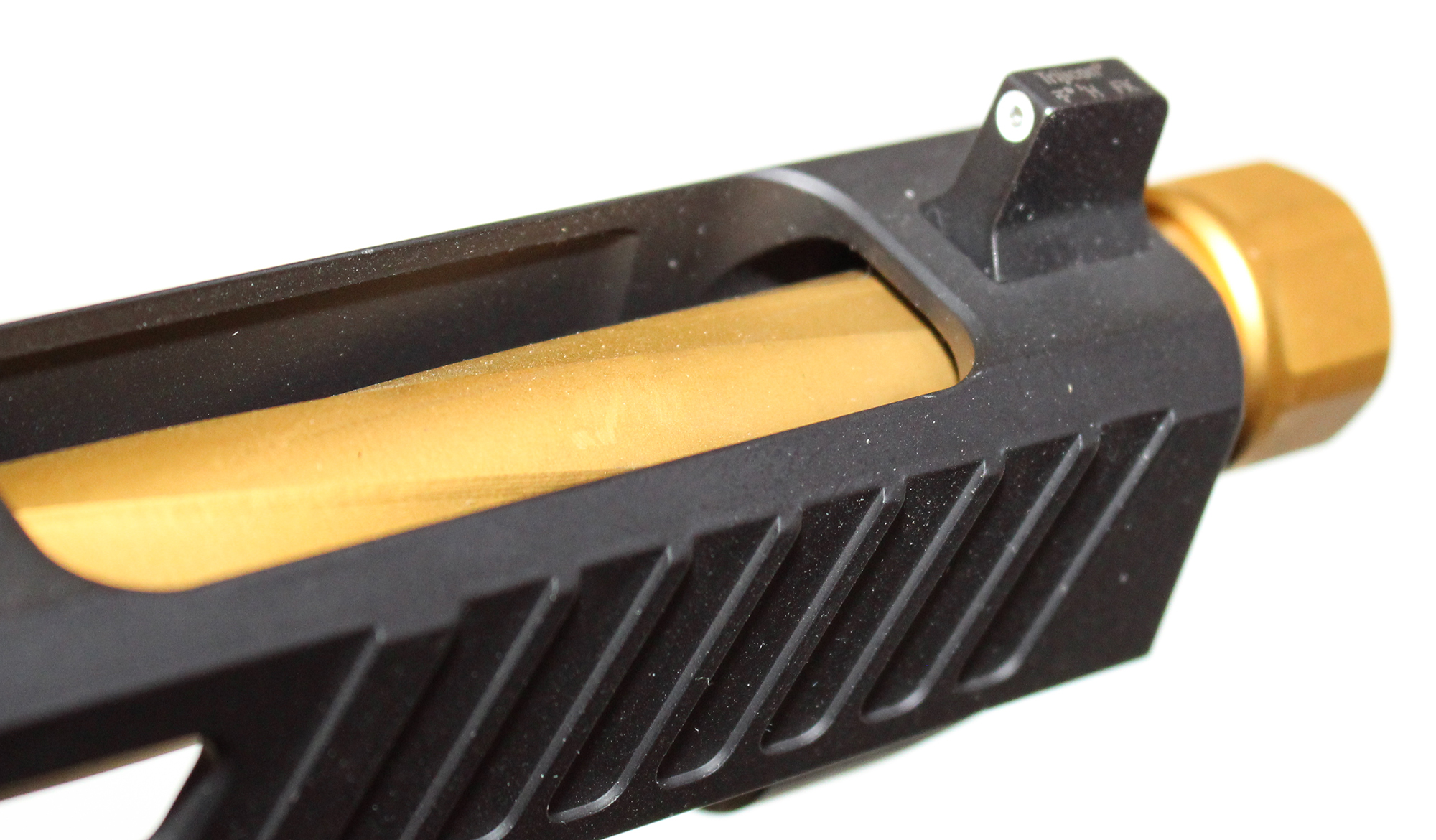 Zaffiri Precision Glock 34 Gen 4 Slide & TiN Spiral Fluted Gold 9mm ...