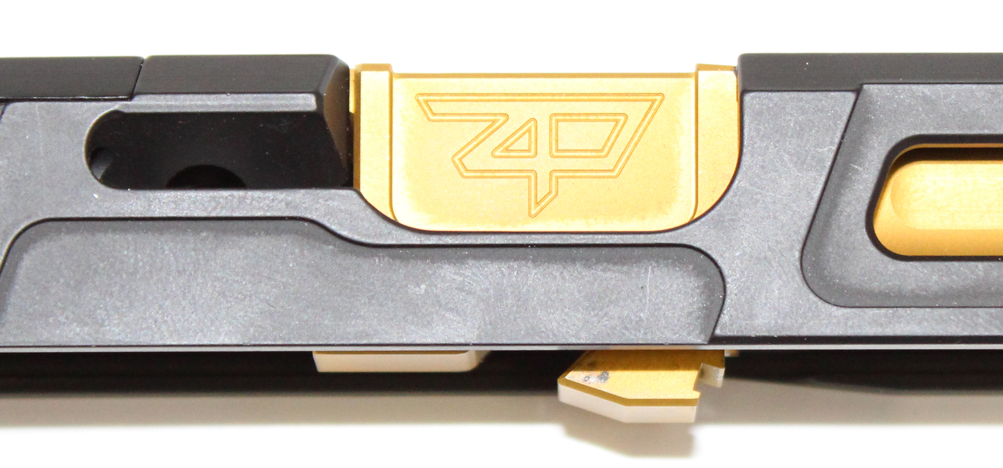 Zaffiri Precision Glock 34 Gen 4 Slide & TiN Spiral Fluted Gold 9mm ...