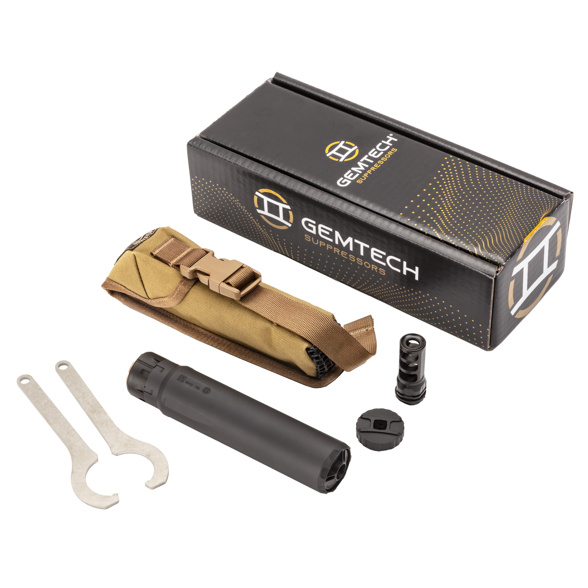 GemTech 13548 Abyss Silencer 7.62 Ti SS ETM QD Mount Suppressor - Silencers & Suppressed ...