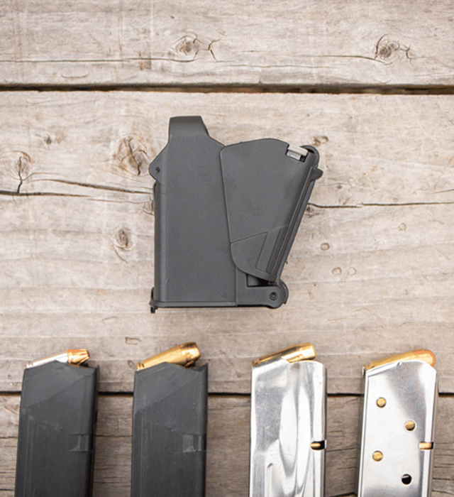 Maglula UpLULA 9mm to .45 ACP Polymer Universal Pistol Magazine Loader ...