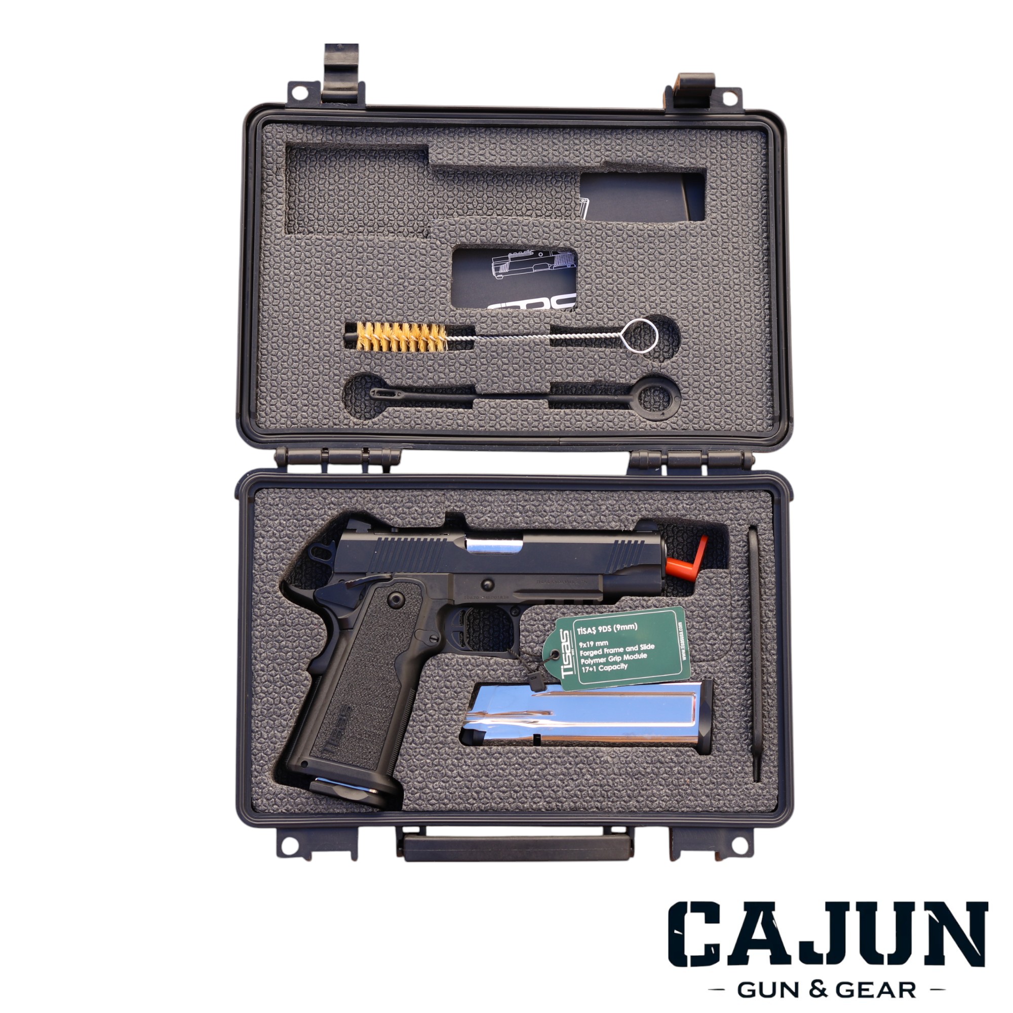 Tisas B9R DS 9MM 4.25"Light Rail Optic Cut 17 Rounds 2 Magazines ...