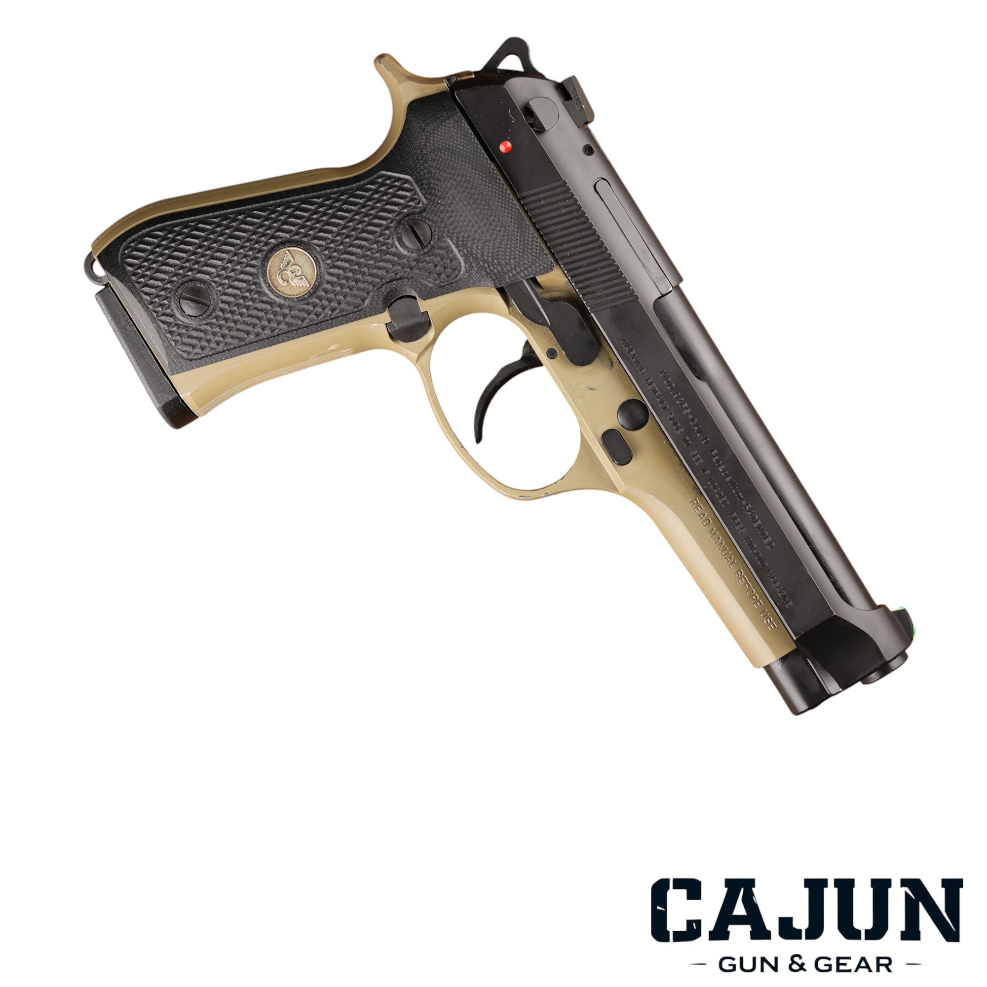 Beretta / Wilson Combat 92FS 9mm FDE Frame Holster and Big Boy Mag ...