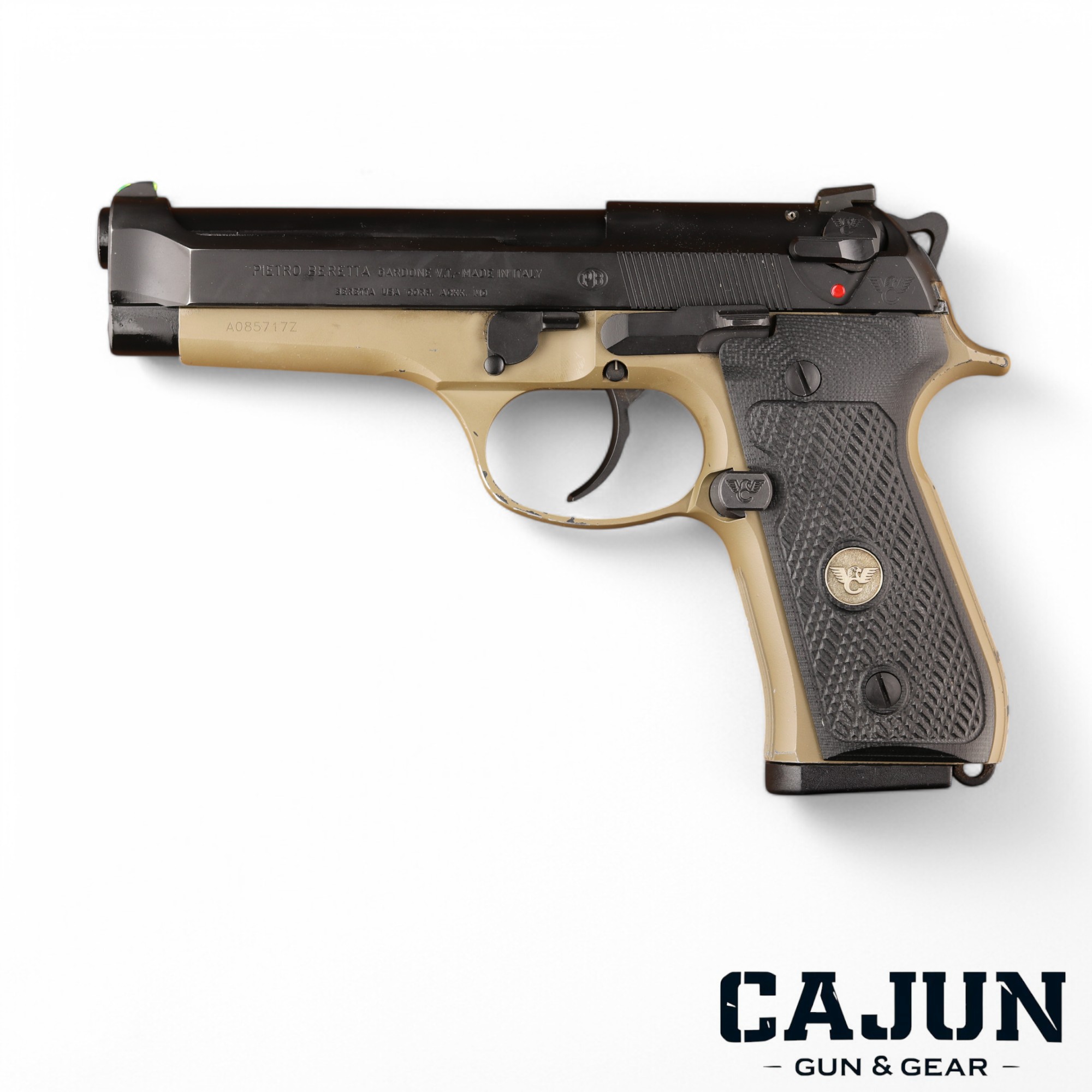 Beretta / Wilson Combat 92FS 9mm FDE Frame Holster and Big Boy Mag ...