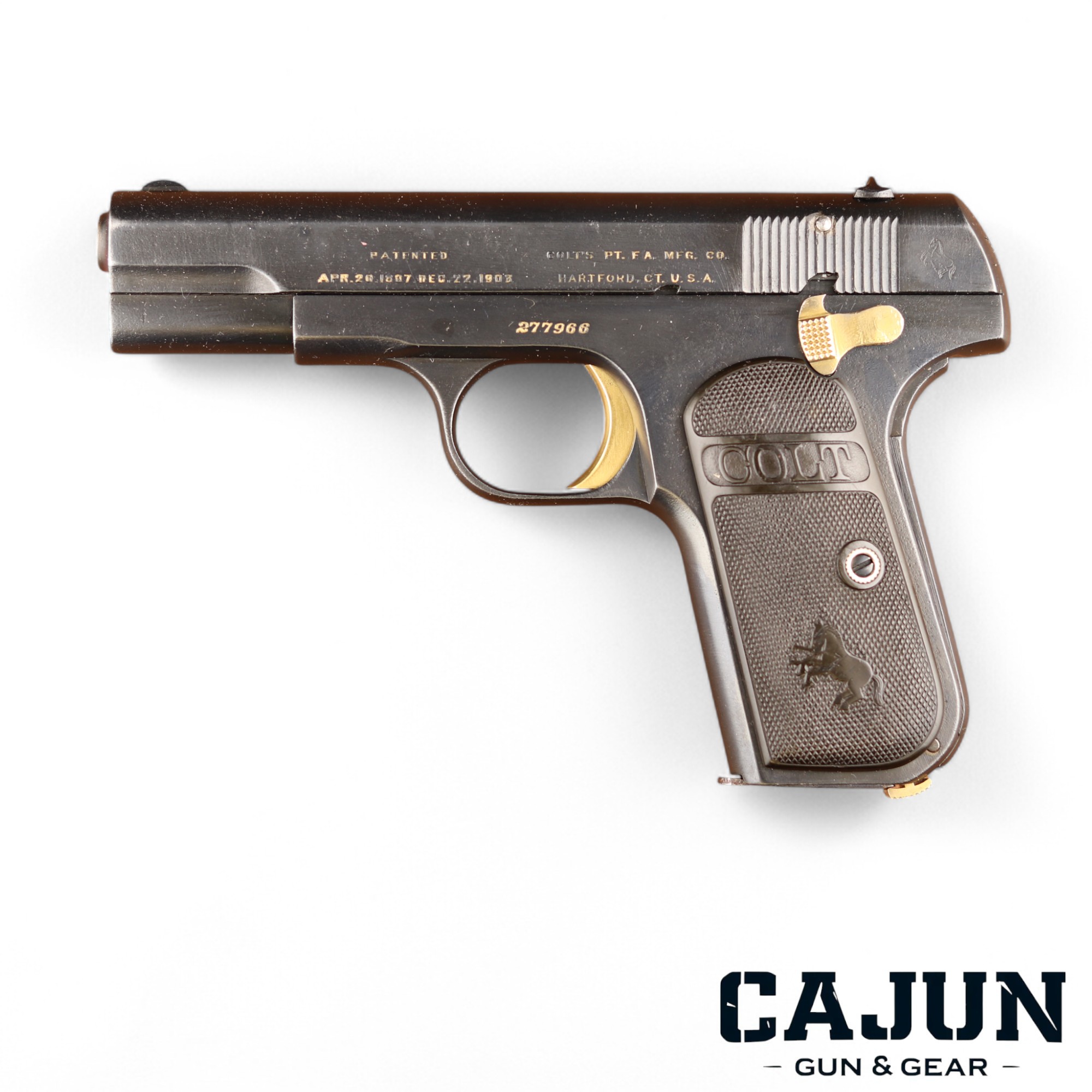 Colt 1903 Pocket Hammerless .32 ACP Blued - Semi Auto Pistols at GunBroker.com : 1099371538