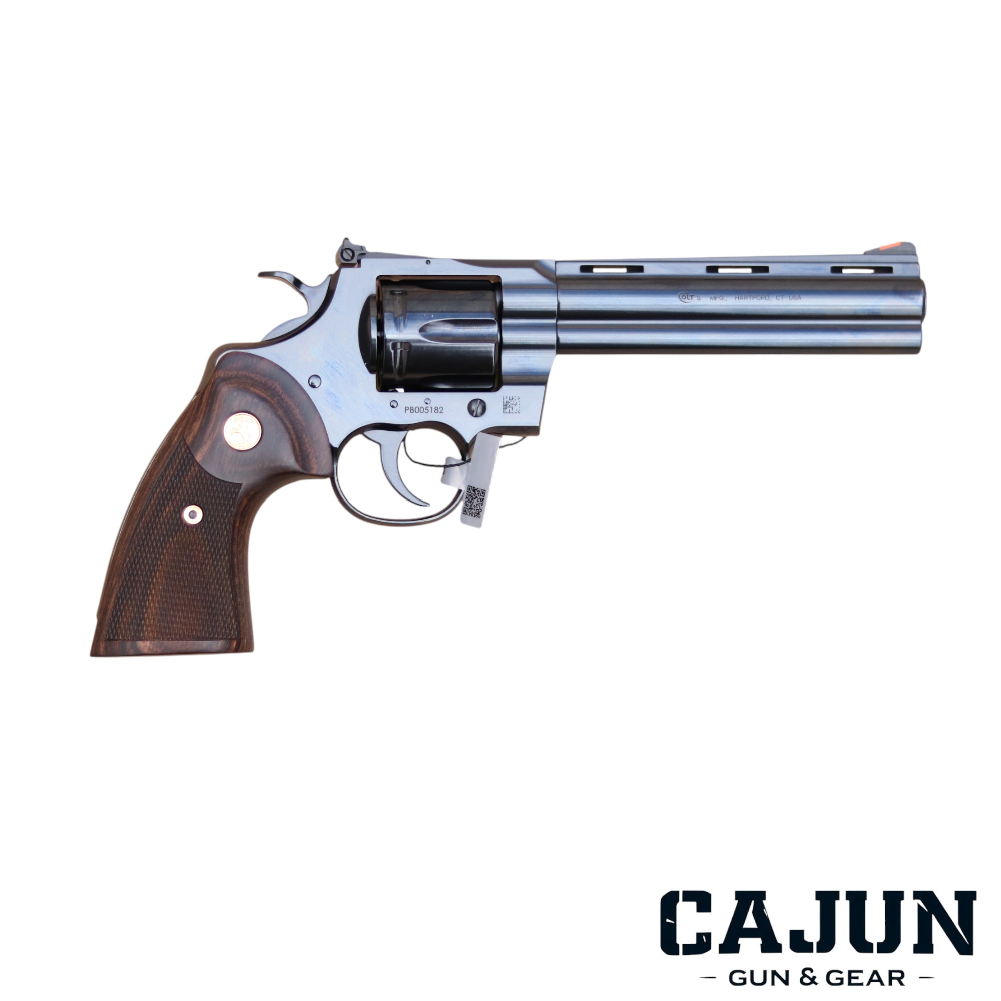 Colt Python Blued .357 6" Factory Blem - Revolvers at GunBroker.com ...