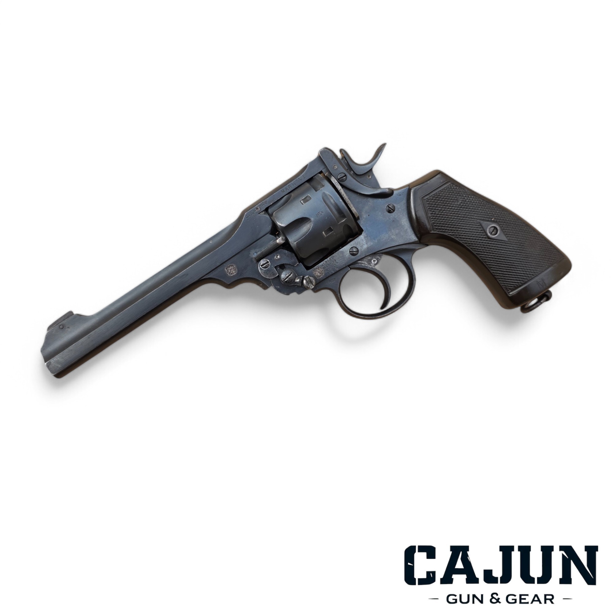 1918 Webley Mark VI Service revolver .45 ACP / .455 Webley - Revolvers ...