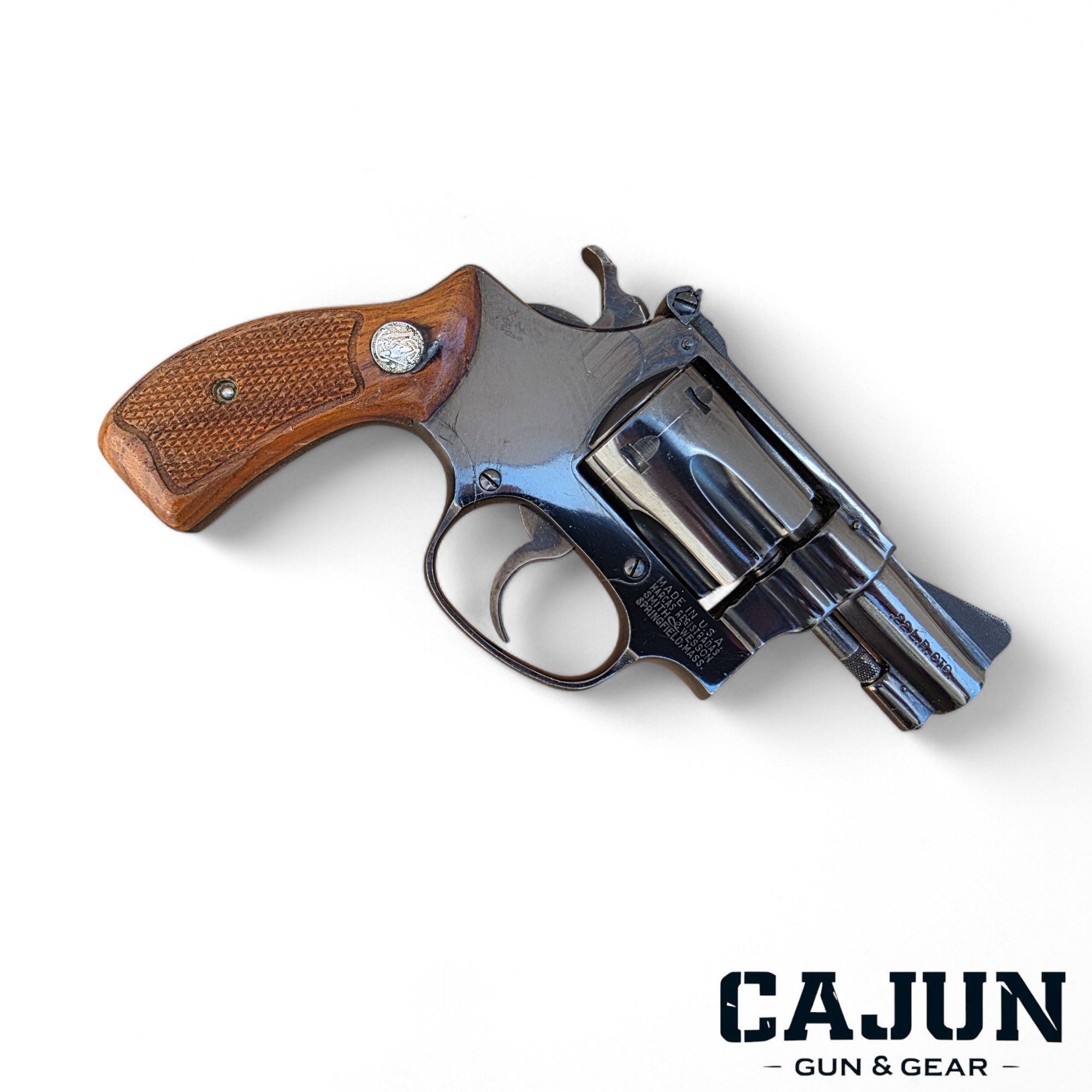 RARE 1968 Smith & Wesson Model 34-1 Kit Gun .22 LR 2" Blued - Revolvers ...