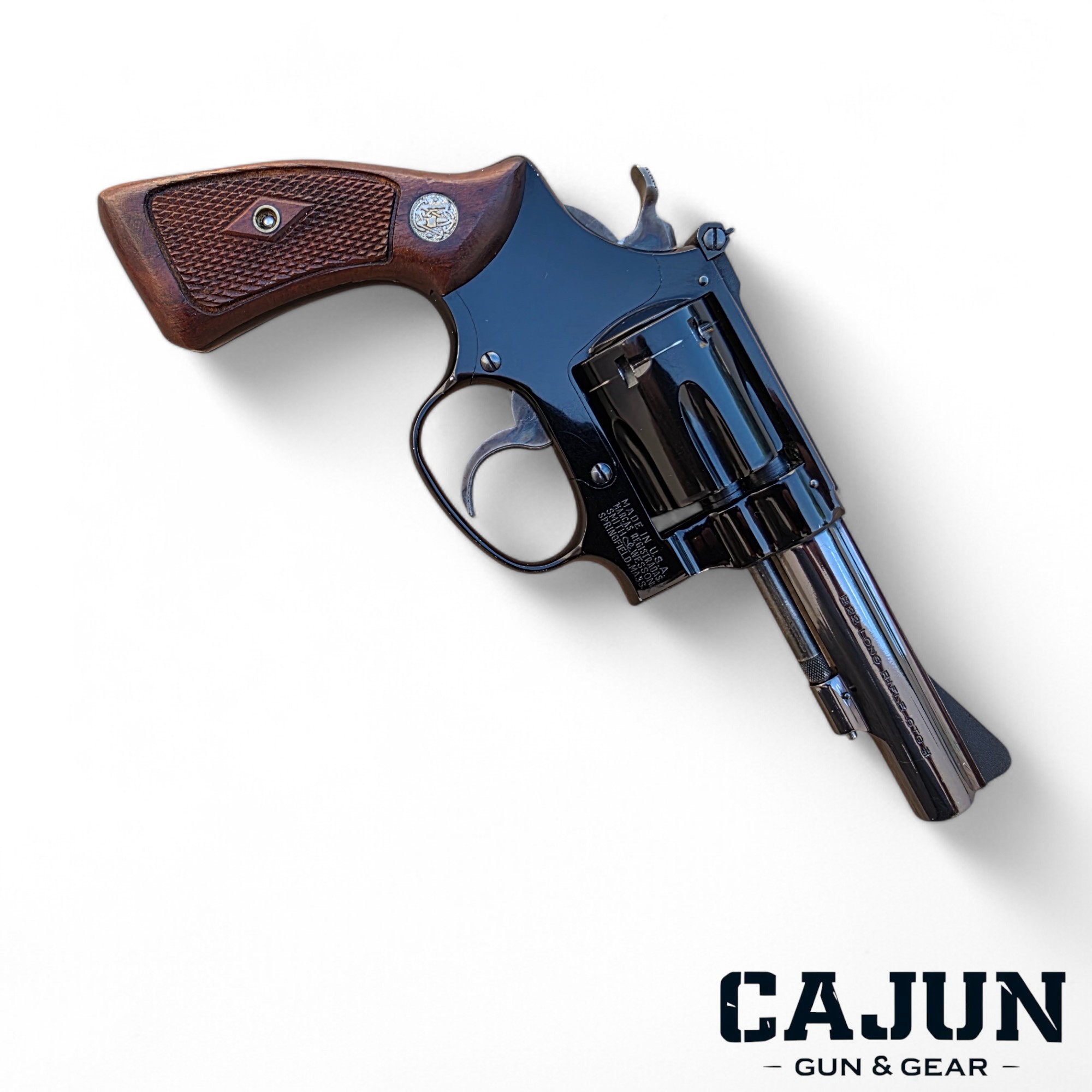 Smith & Wesson M43 Kit Gun Airweight .22 LR 3.5" Barrel Blued -1960 ...