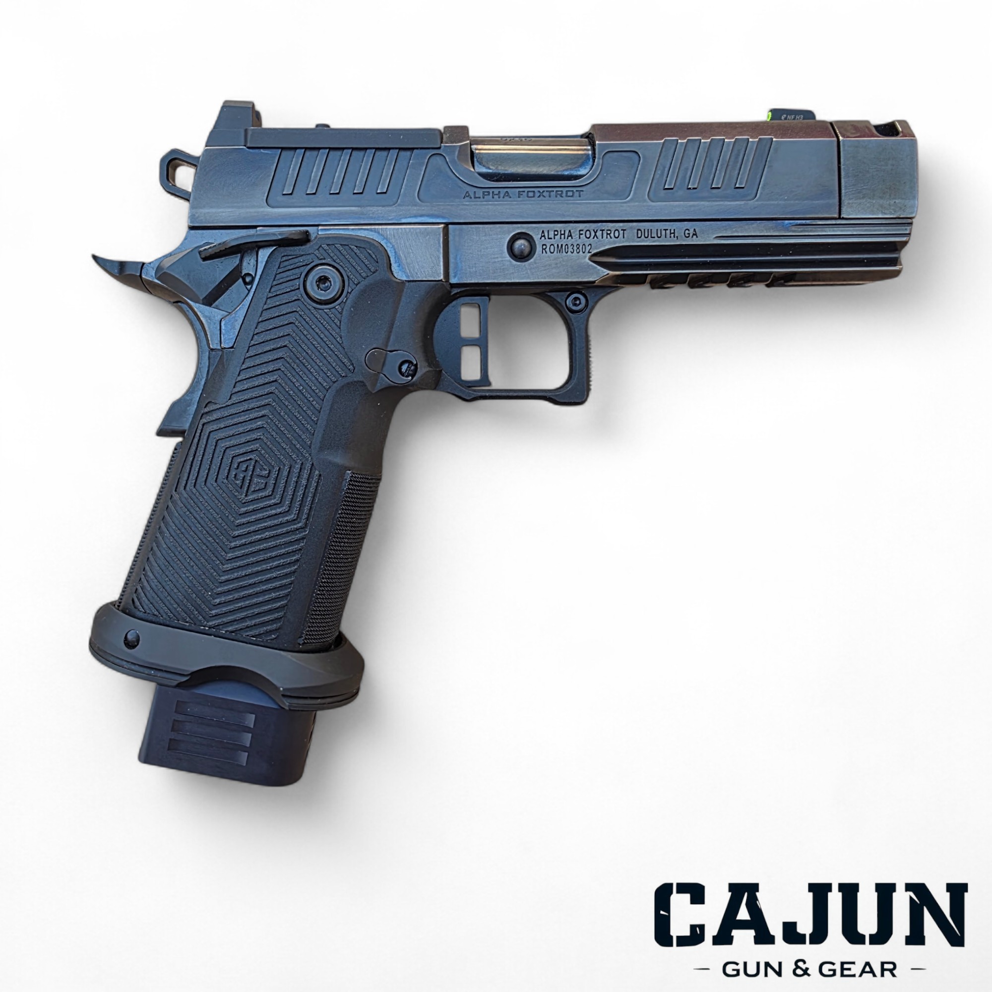 Alpha Foxtrot ROMULUS 3.5IN MOS ADAPTER COMP. BULL Polished DLC BLK ...