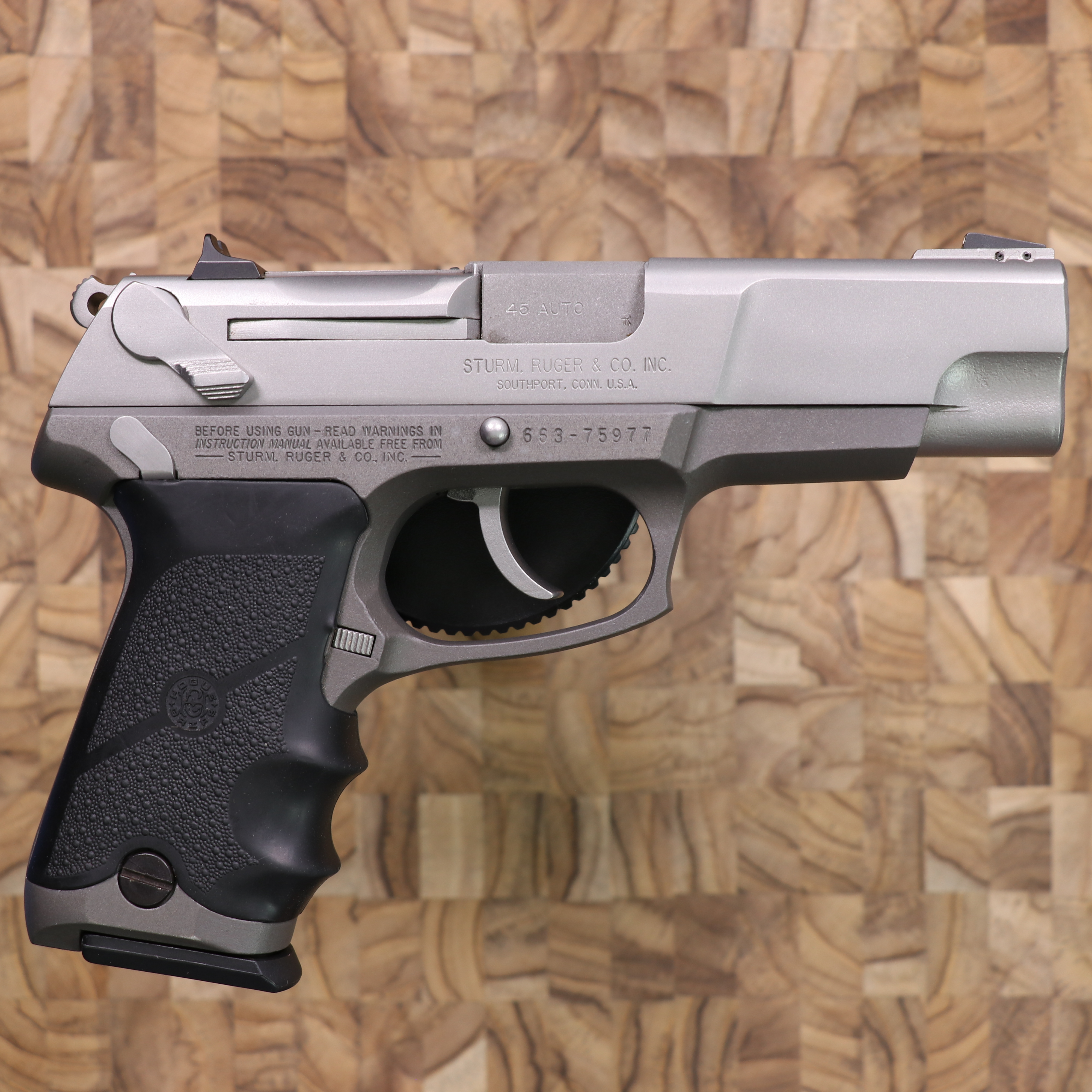Ruger P90 .45 ACP – Excellent Condition, 2 Mags, Original Case - Semi ...