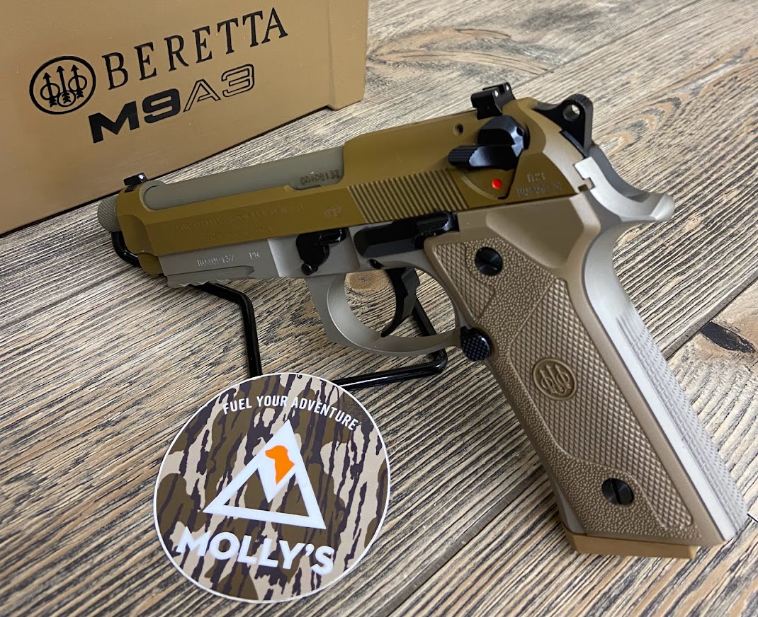PENNY AUCTION! Beretta M9A3 Type F 9MM FDE (3)10RD J92M9A3 - Semi Auto ...