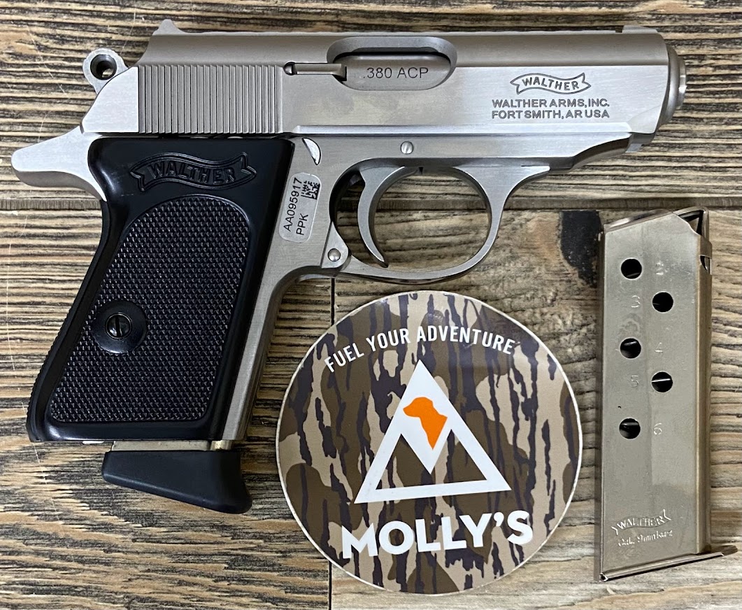 PENNY AUCTION! Walther PPK .380 ACP 6+1 Capacity Stainless Barrel ...