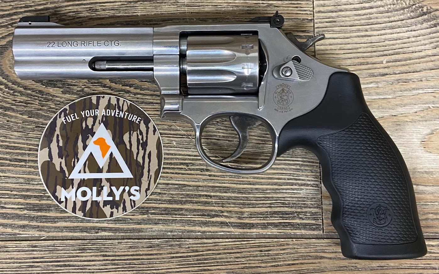 PENNY AUCTION! S&W Model 617 22 LR 4" Barrel 10rd Cylinder K-Frame ...