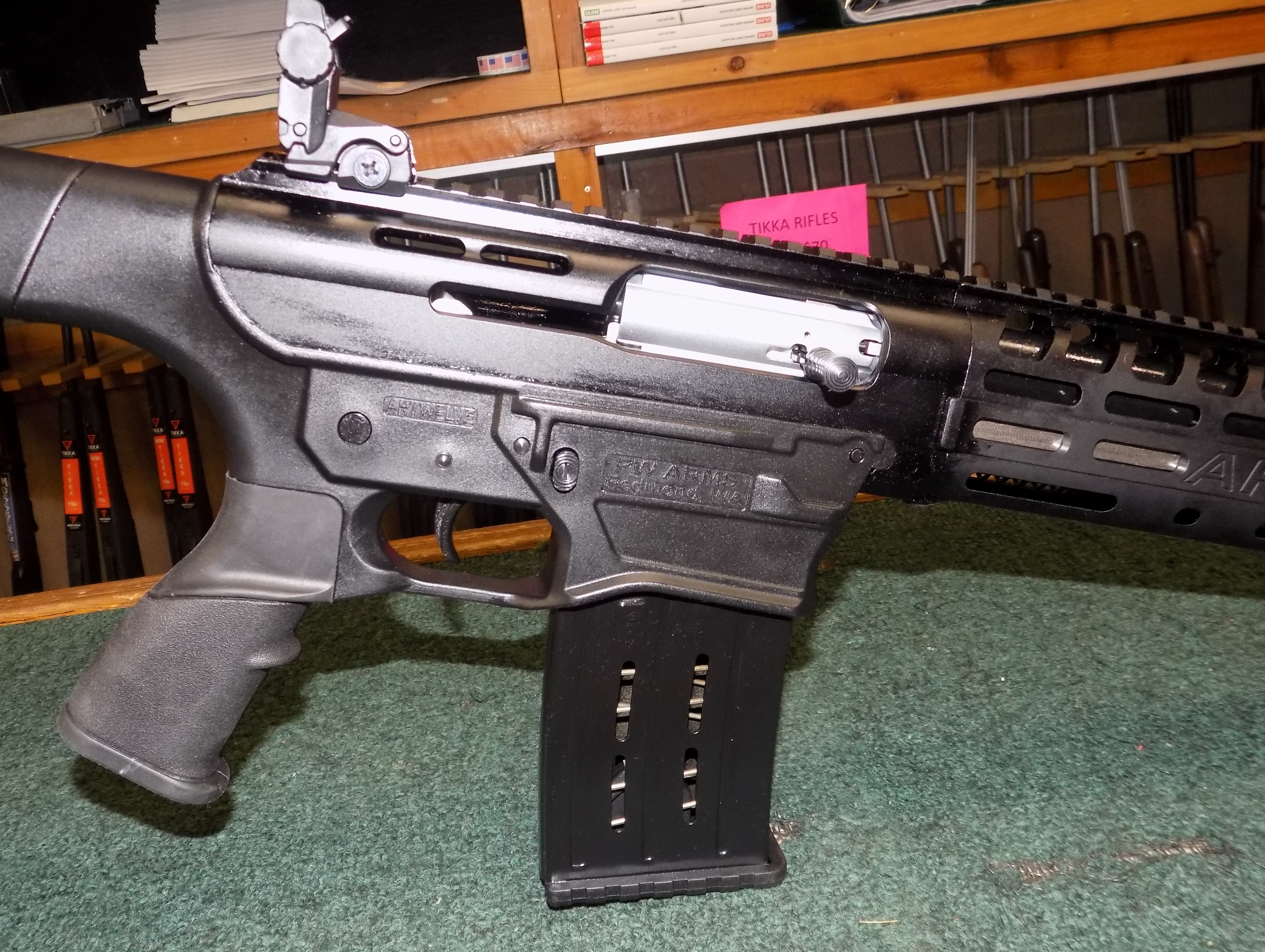 Panzer Arms AR-12 12ga #PWAR12 FREE SHIP - Semi Auto Shotguns at ...