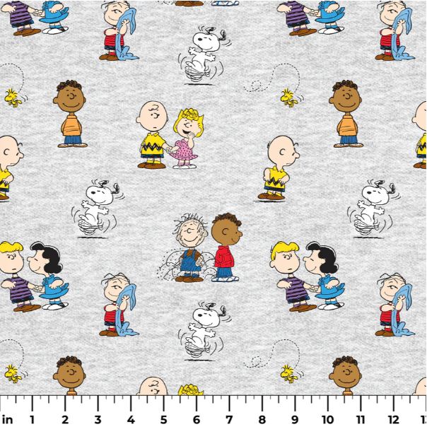 Cotton Peanuts Charlie Brown and Gang Officially Licensed by