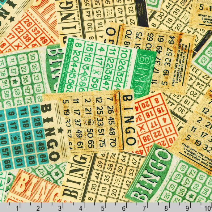Cotton Library of Rarities Bingo Cards Sheets Game Night Antique Robert ...